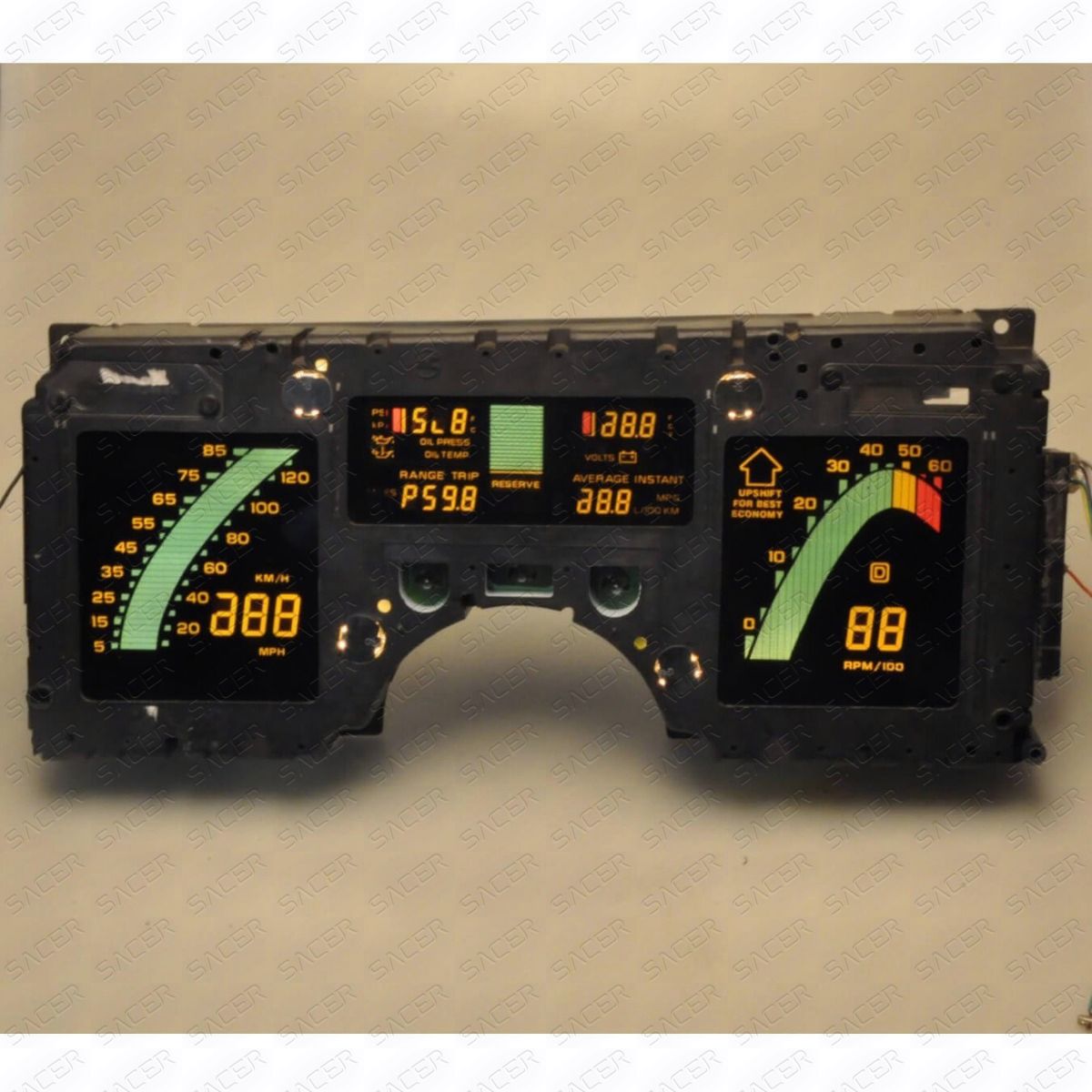 SA1253 - LCD display for Chevrolet Corvette 1984-1989 (Right Display)